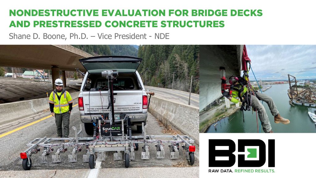 WEBINAR: Nondestructive Evaluation and Structural Monitoring for ... WEBINAR: Nondestructive Evaluation and Structural Monitoring for ...
